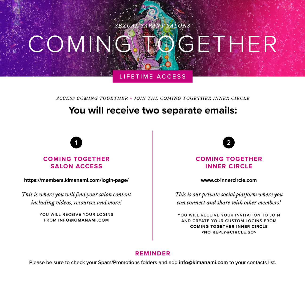 Thank You! Your Partner has been added. — Kim Anami